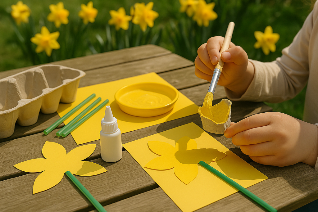 Egg Box Daffodil Craft - Magic Kids Learning