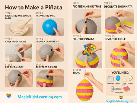 How to Make a Piñata at home (Easy Step-by-Step - Balloon Method ...